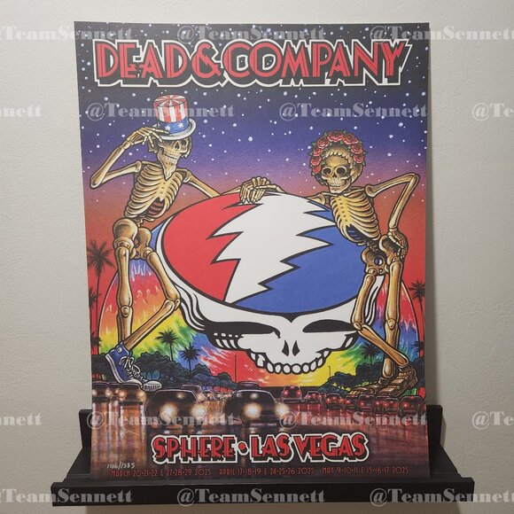 Dead & Company | Art | 225 Dennis Larkins Dead Company Sphere Residency ...